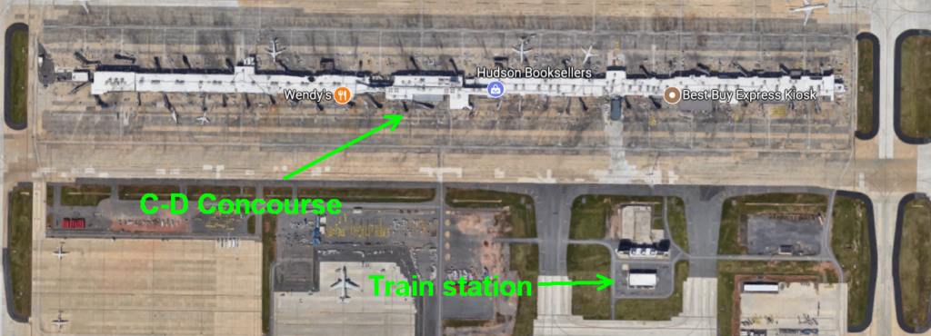Dulles’s C and D concourse – Ant-Like Persistence